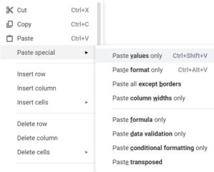 How to copy and paste values only (Not formatting or formulas) in ...