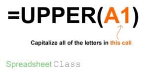 How to change text case in Google Sheets with UPPER, LOWER, & PROPER functions