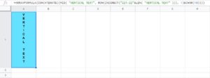 How to rotate text (make text vertical + more) in Google Sheets