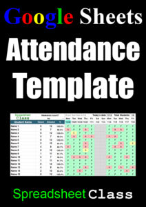 Attendance tracker templates for Google Sheets