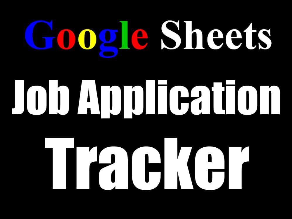 Job Application Tracker Template For Google Sheets Featured Image