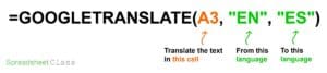 Google Sheets Language Translation (Template & Instructions)
