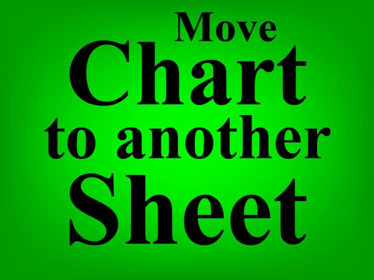 How to move (copy) a chart to another sheet in Google Sheets (Multiple ...