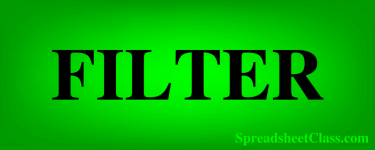 Using the FILTER function in Excel (Single or multiple conditions)