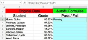 How to copy a formula down an entire column (2 Methods) in Excel