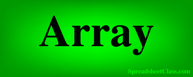 Using Array Formulas To Apply A Formula To An Entire Column In Excel