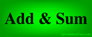 How to add and sum in Google Sheets (Addition and SUM function)