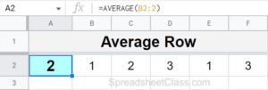 How to average in Google Sheets (AVERAGE function + mathematical method)