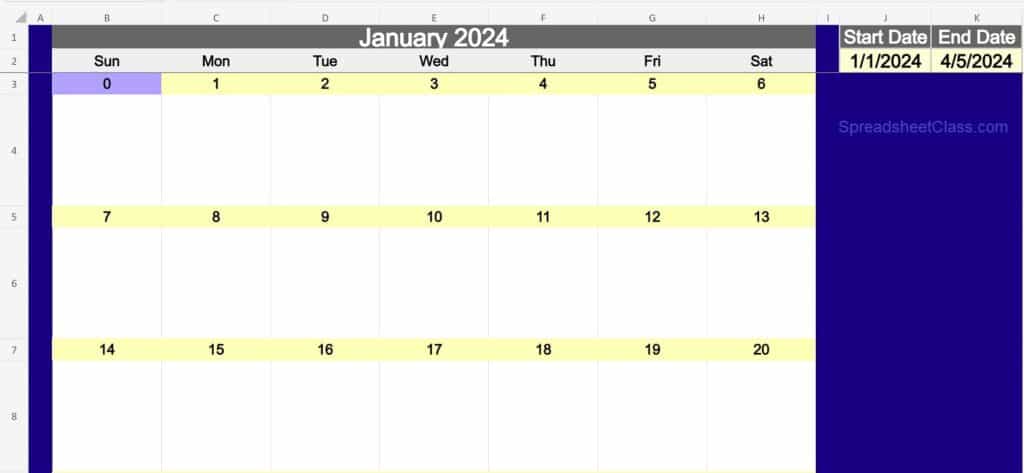 2023, 2024, 2025, & Automatic Calendar Templates (Monthly & Yearly) for ...