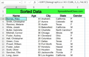 How to use the SORT & SORTBY functions in Excel