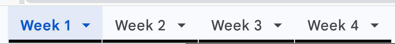 Daily, Weekly, & Monthly Schedule templates for Google Sheets
