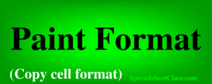 Copy / paste formatting + using paint format in Google Sheets