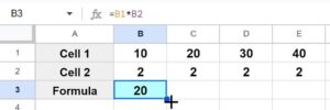 How to multiply in Google Sheets (Multiply numbers, cells, columns, & rows)