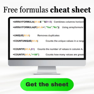 The Ultimate Cheat Sheet for Google Sheets