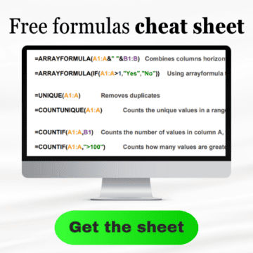 The Ultimate Cheat Sheet for Google Sheets