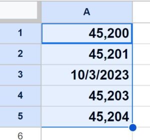 How to remove date formatting in Google Sheets