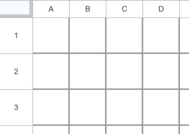 Make cells the same size / square in Google Sheets