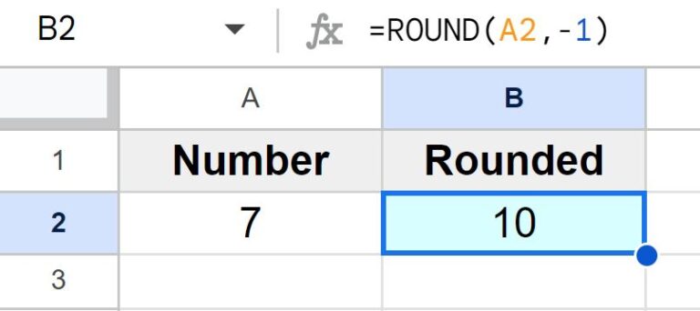 All the ways to round numbers in Google Sheets (ROUND, ROUNDDOWN, ROUNDUP)