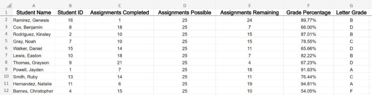Automatically resize columns & rows (AutoFit column width / row height ...